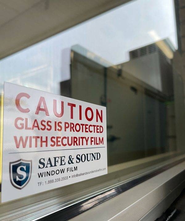 Secure Your Business with Advanced Security Window Film | Safe and Sound
